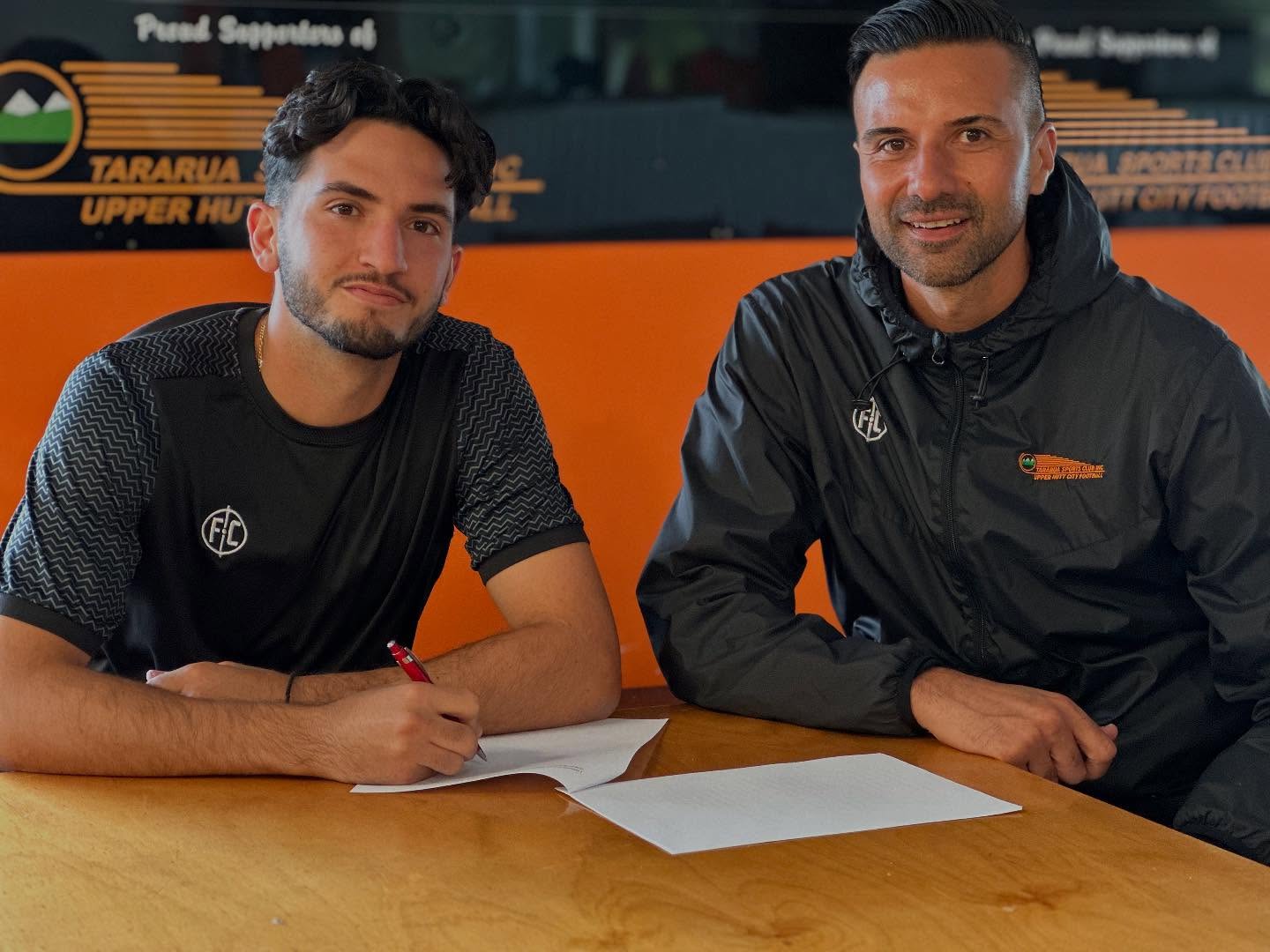 Joey Sipikiotis signs up with Upper Hutt City Football for the upcoming ...