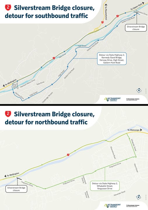 Silverstream Bridge – Overnight closure for resurfacing: Wednesday 9th ...