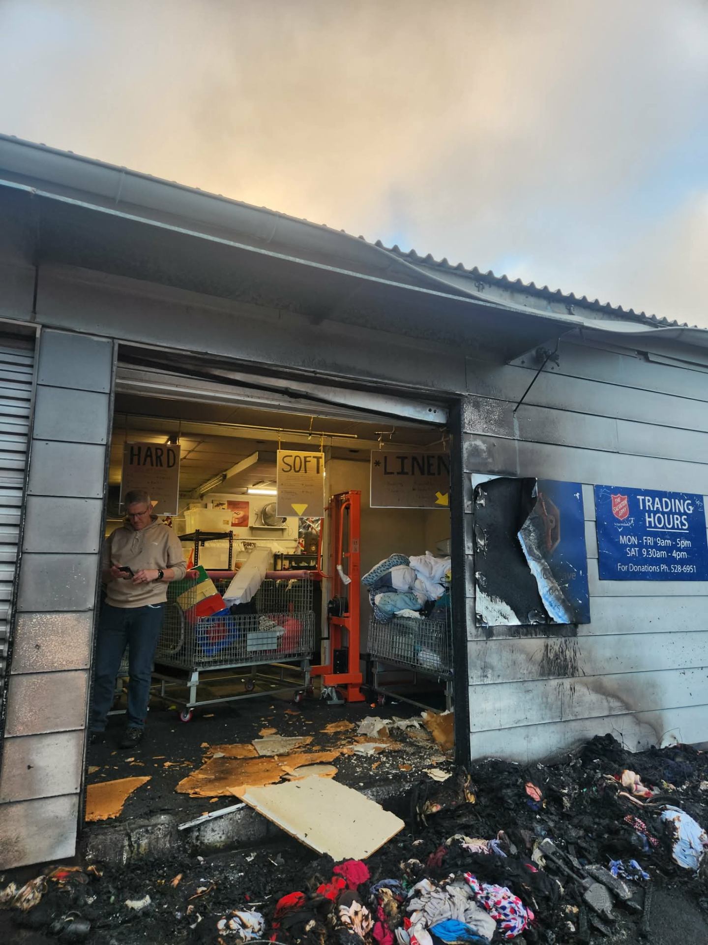Fire at Salvation Army Family Store on Sunday – The Upper Hutt Connection